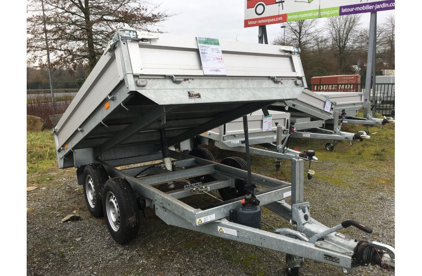 Remorque tribenne K330618435002 - PTAC 3500 kg (306x184) - SARIS ...