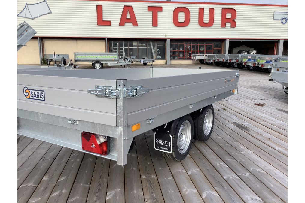 Remorque plateau PL27617020002 - PTAC 2000 kg (276x170) - SARIS