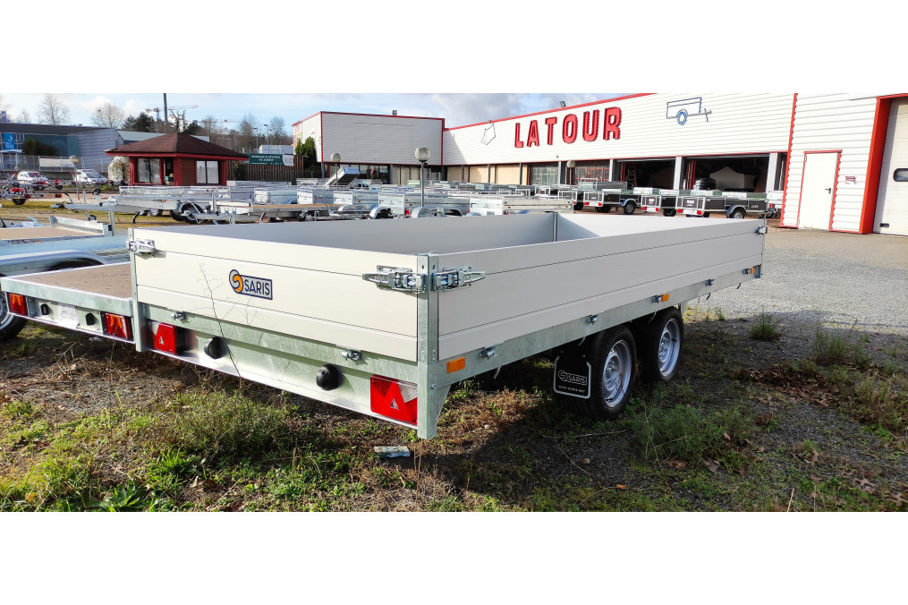 Remorque plateau PL27617027002 - PTAC 2700 kg (276x170) - SARIS