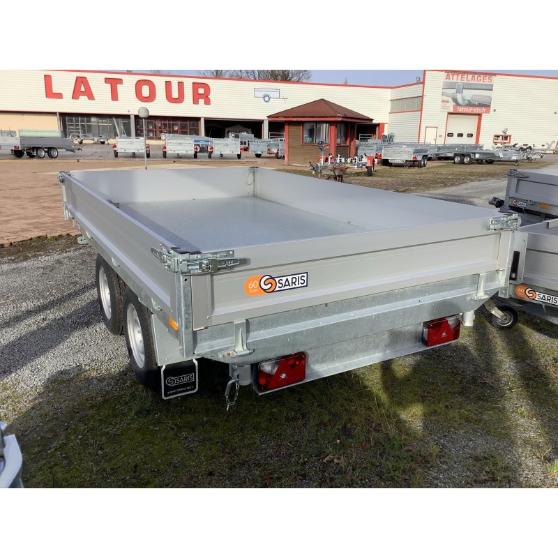 Remorque Tribenne K330617027002, PTAC 2700 kg (306x170) de chez SARIS ...