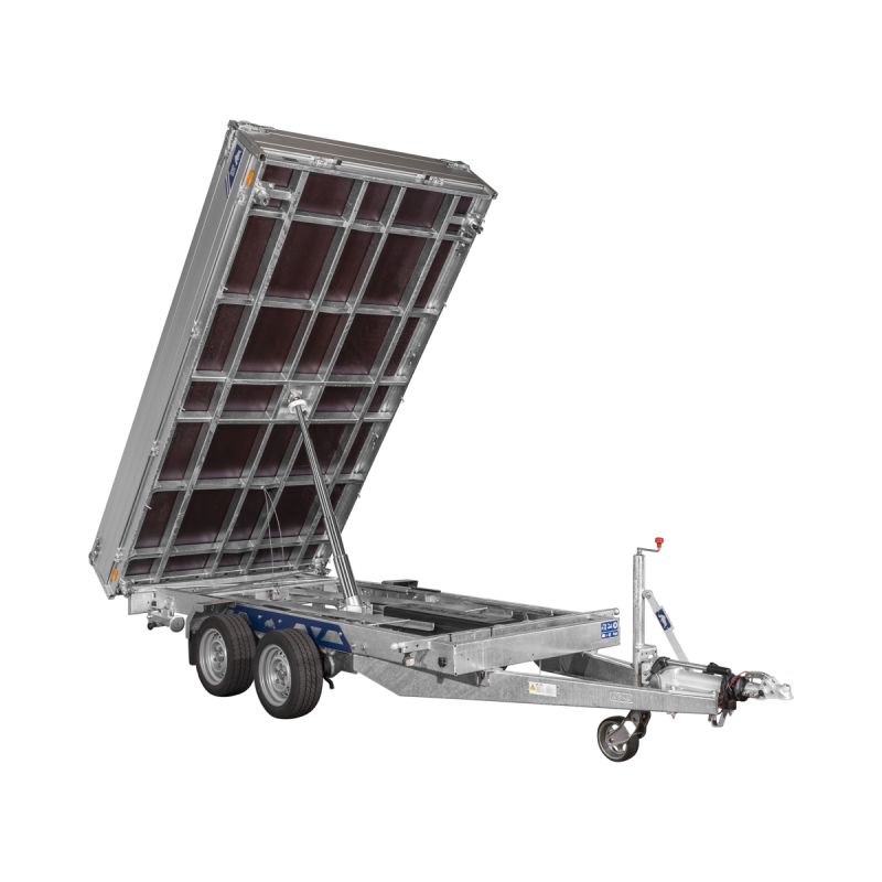 Remorque Tribenne avec pompe électrique PTAC 3500 kg de Saris - Latour ...